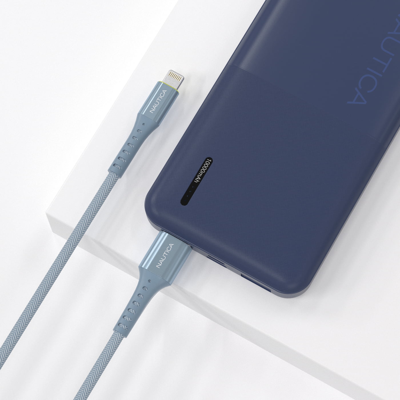 Nautica Lightning To Usb-A Cable C65 ( 10 FT Blue )