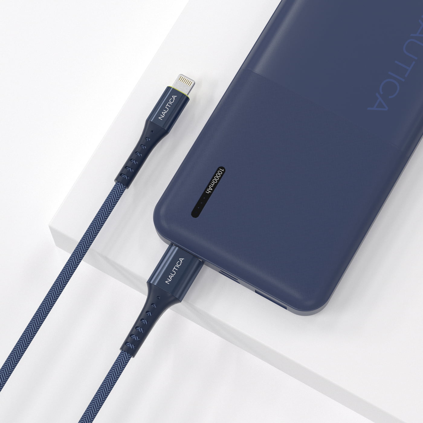 Nautica Lightning To Usb-A Cable C65 ( 10 FT Navy )